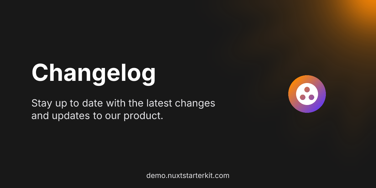 Changelog | Demo SaaS