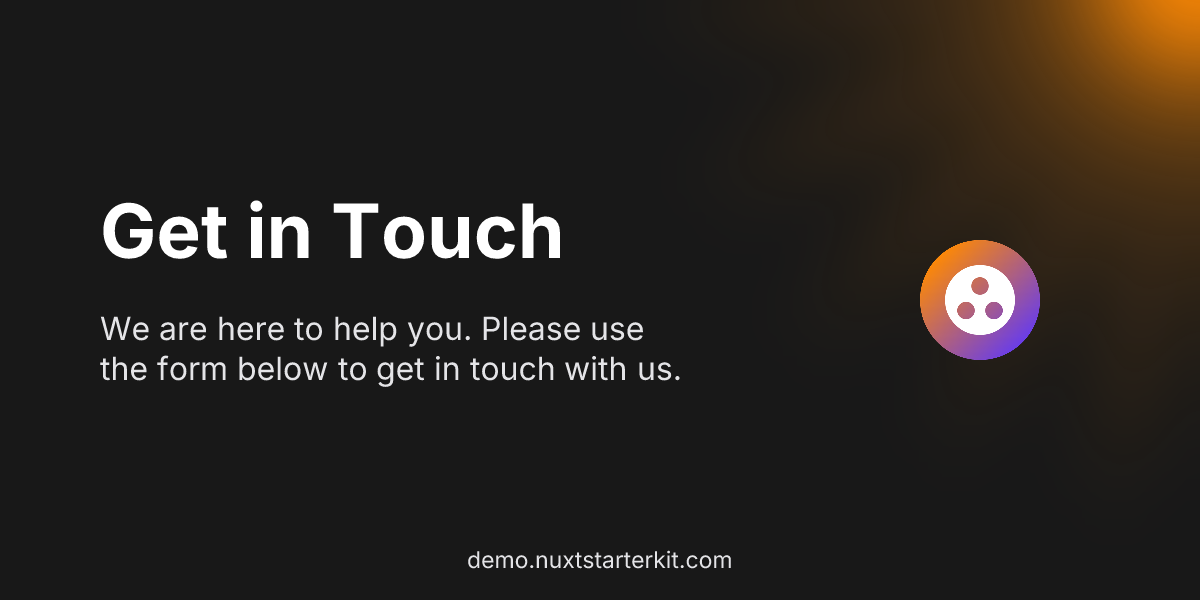 Get in Touch | Demo SaaS